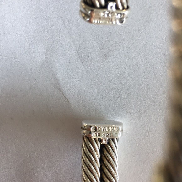 David Yurman | Jewelry | David Yurman 4k 925 Double Cable X Bracelet ...